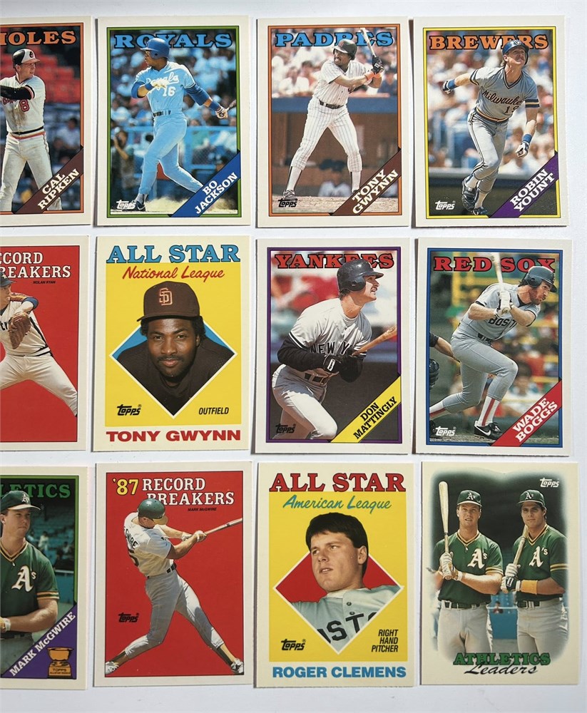 Collector Investor Auctions - 1988 Topps Tiffany Baseball Complete Set ...