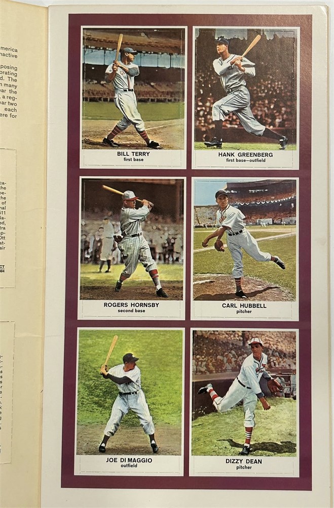 Collector Investor Auctions - 1961 Golden Press Complete Set (33) In-Tact Booklet w/ Ruth ...