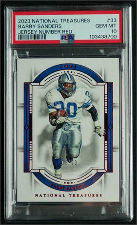 Collector Investor Auctions - 2023 Panini National Treasures #33 Barry ...