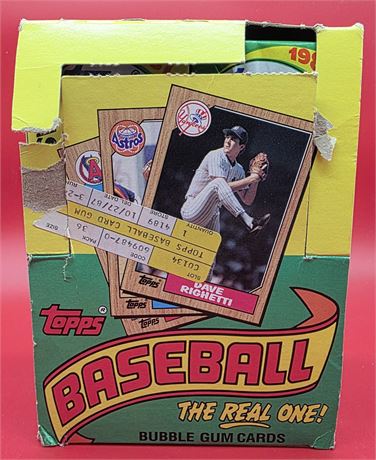 Collector Investor Auctions - 1987 Topps Wax Box (36 Packs)