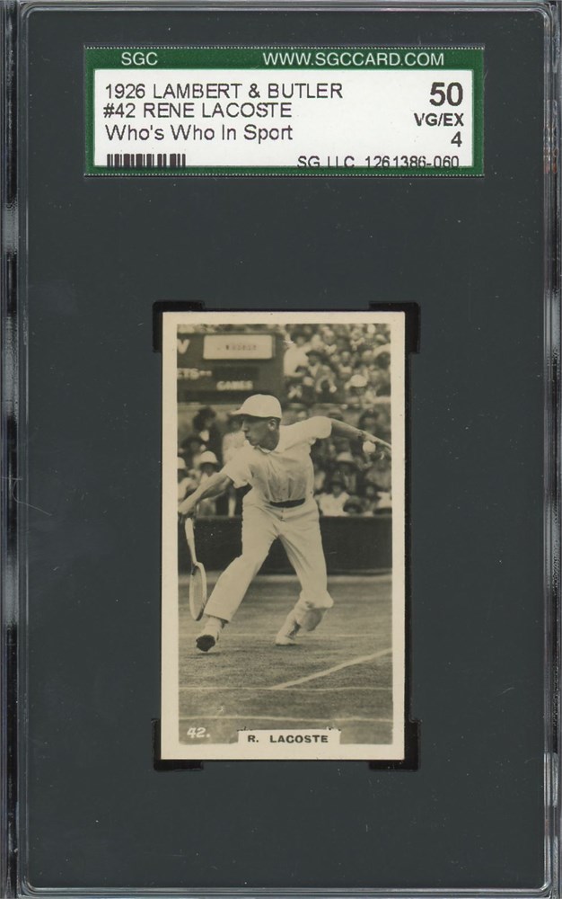 Collector Investor Auctions - 1926 Lambert & Butler Who's Who In Sport ...