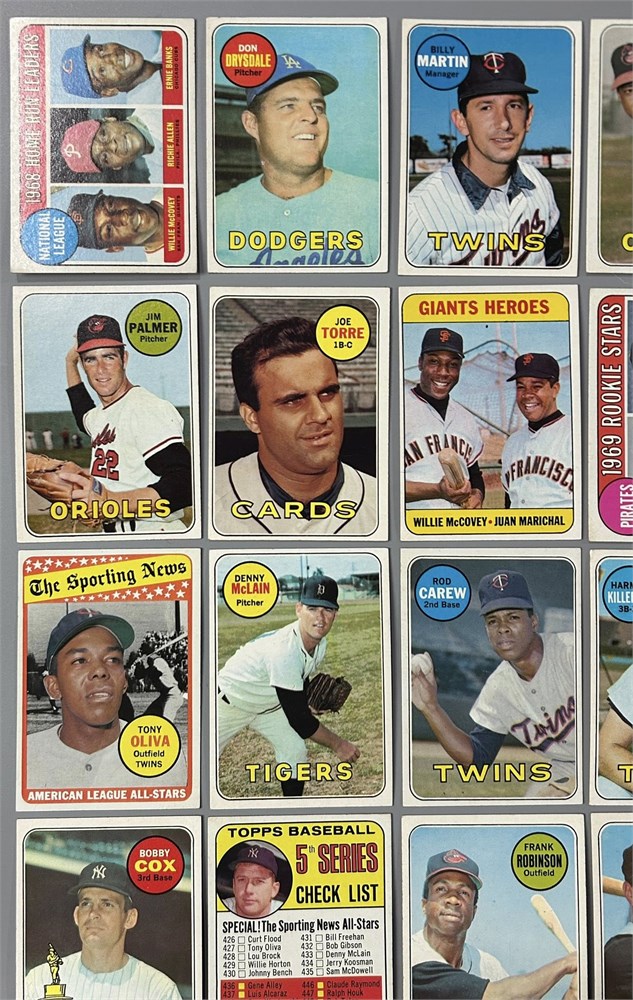 Collector Investor Auctions - 1969 Topps Stars Lot (28) EX+ Avg