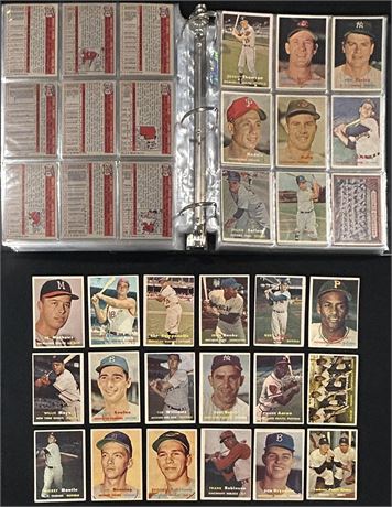 Collector Investor Auctions - 1957 Topps Complete Set (1-407) Gorgeous ...