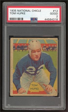 Collector Investor Auctions - 1935 National Chicle #12 Tom Hupke PSA 2 GOOD