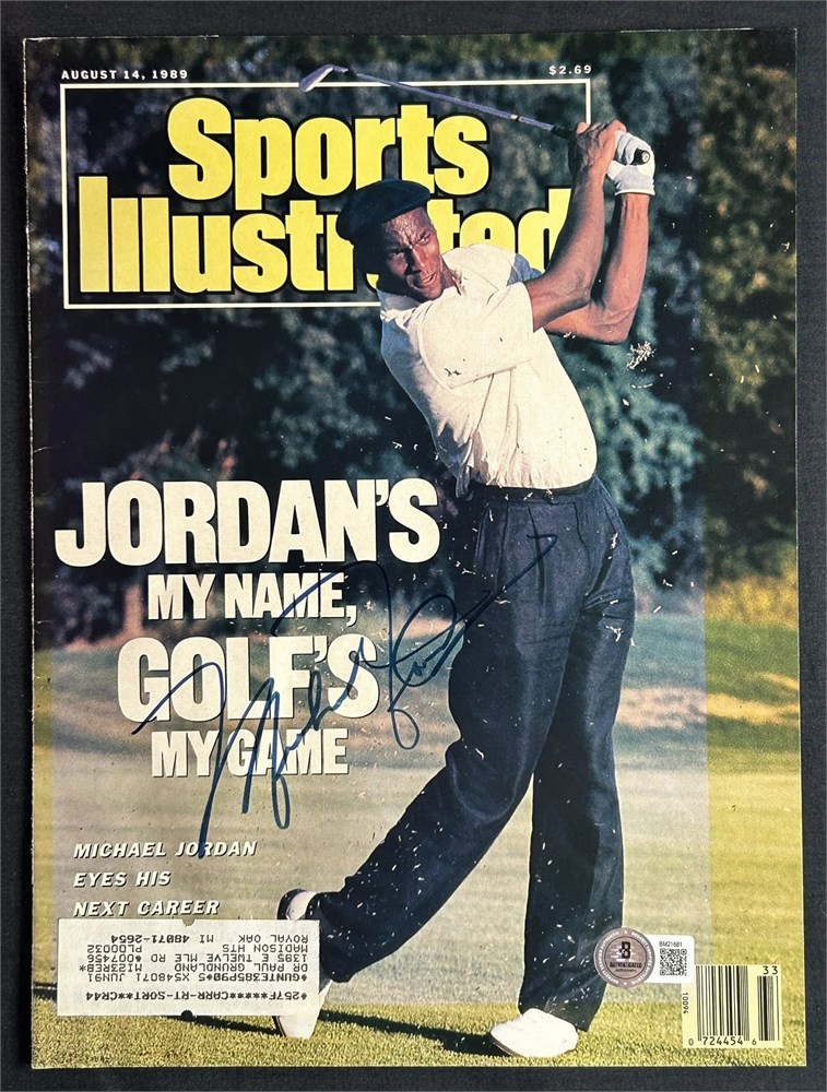 Collector Investor Auctions - Michael Jordan 1989 Sports Illustrated ...