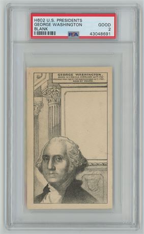 Collector Investor Auctions - H602 U.S. Presidents George Washington ...