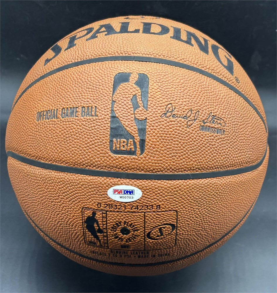 Collector Investor Auctions - Michael Jordan Signed Spalding Basketball ...