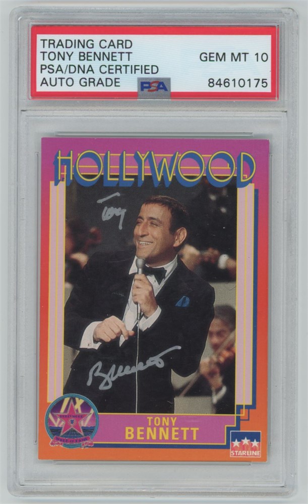 Collector Investor Auctions - Tony Bennett PSA Certified Autographed ...