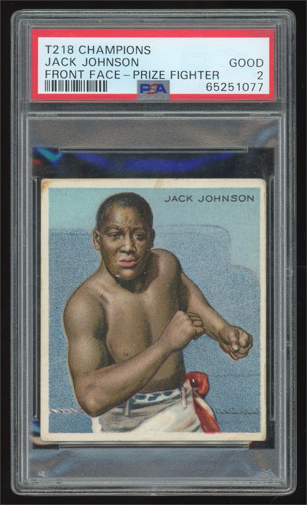 Collector Investor Auctions - 1910 T218 Champions Jack Johnson Front ...