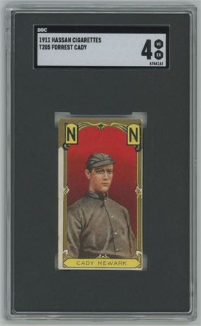 Collector Investor Auctions - 1911 T205 Hassan Forrest Cady SGC 4 VGEX