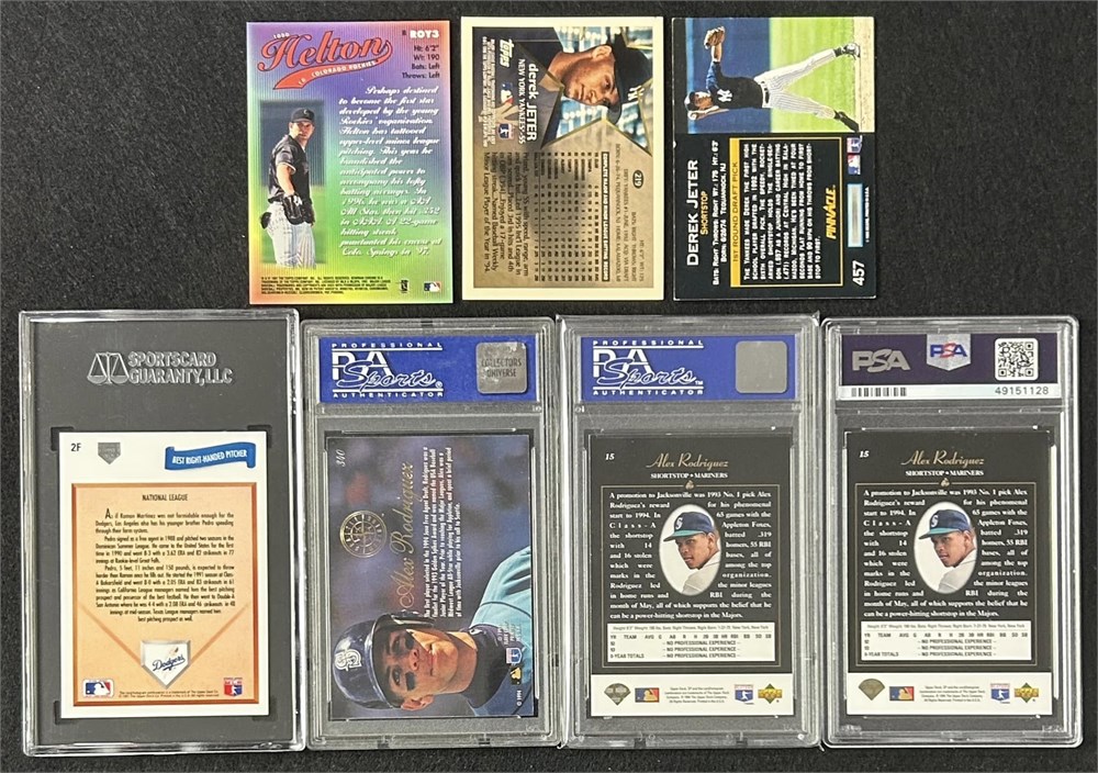 Collector Investor Auctions - 1990's Star RC Lot (7) w/ Helton, Pedro ...