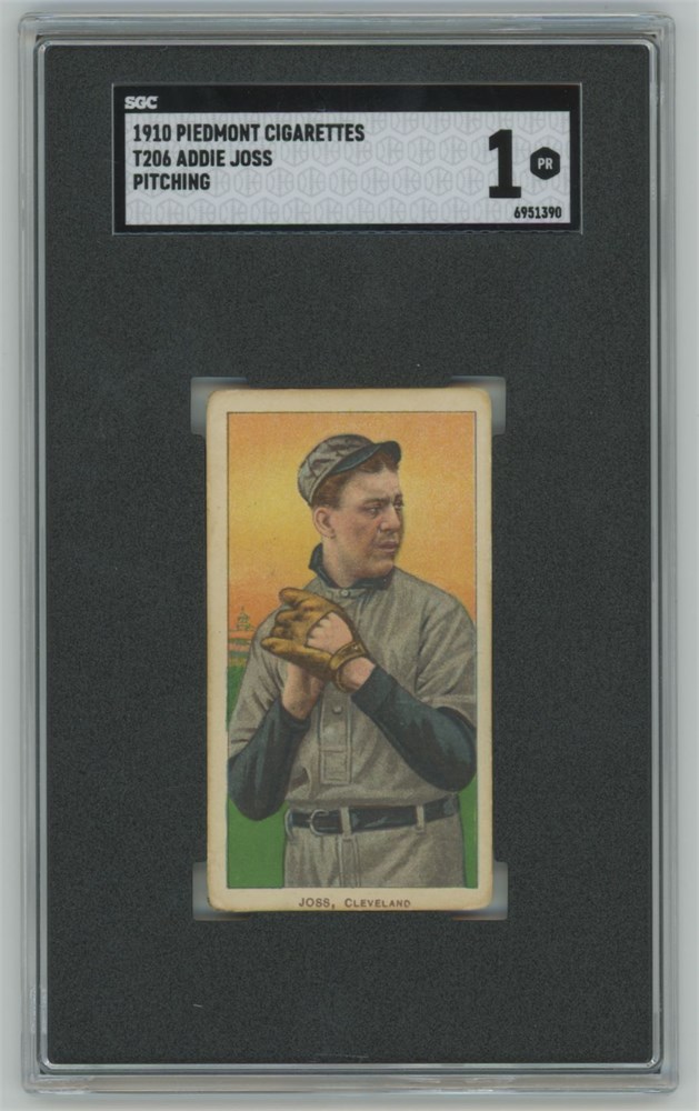 Collector Investor Auctions - 1909-11 T206 Piedmont Addie Joss Pitching ...