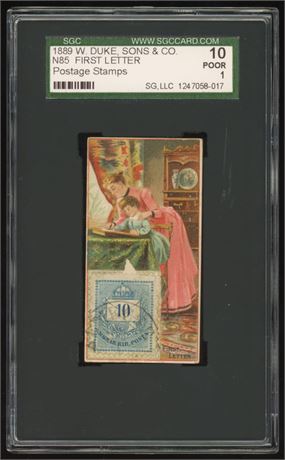 Collector Investor Auctions - 1889 N85 W Duke, Sons & Co First Letter ...