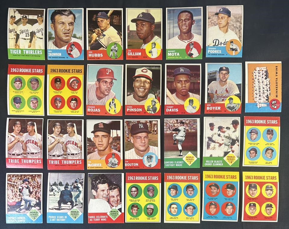 Collector Investor Auctions - 1963 Topps Baseball Star Lot (75) w ...