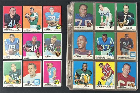 Collector Investor Auctions - 1969 Topps Football Complete Set (1-263 ...