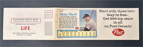 Collector Investor Auctions - 1962 Post Cereal Full Panel Ad Mickey ...
