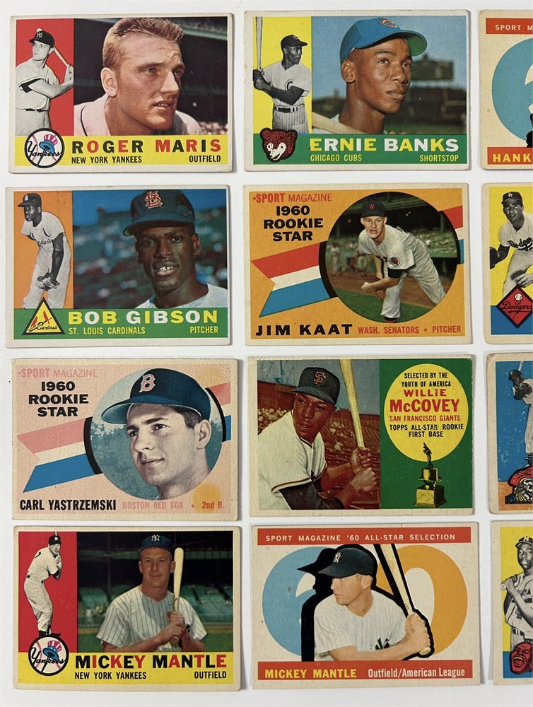 Collector Investor Auctions - 1960 Topps Baseball Complete Set (1-572 ...
