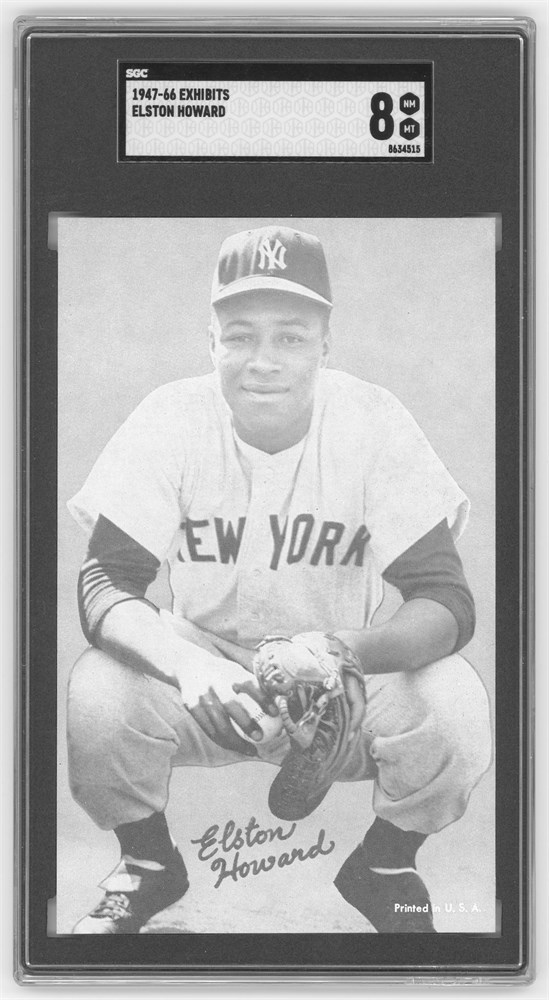 Collector Investor Auctions - 1947-1966 Exhibits Elston Howard SGC 8 ...