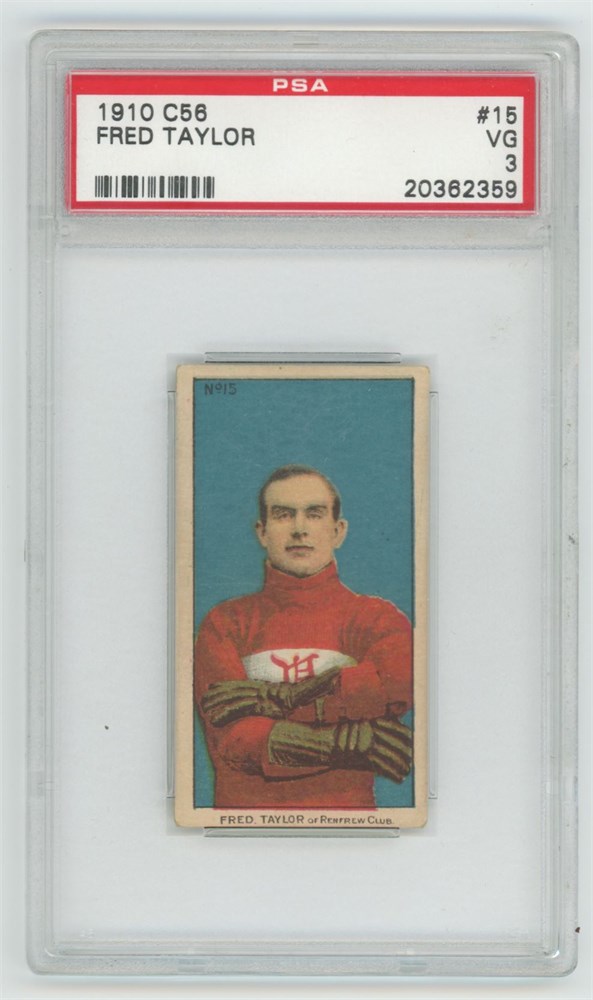 Collector Investor Auctions - 1910 C56 Fred "Cyclone" Taylor PSA 3 VG
