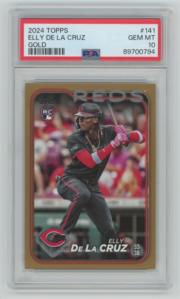 Collector Investor Auctions - 2024 Topps #141 Elly De La Cruz Gold ...