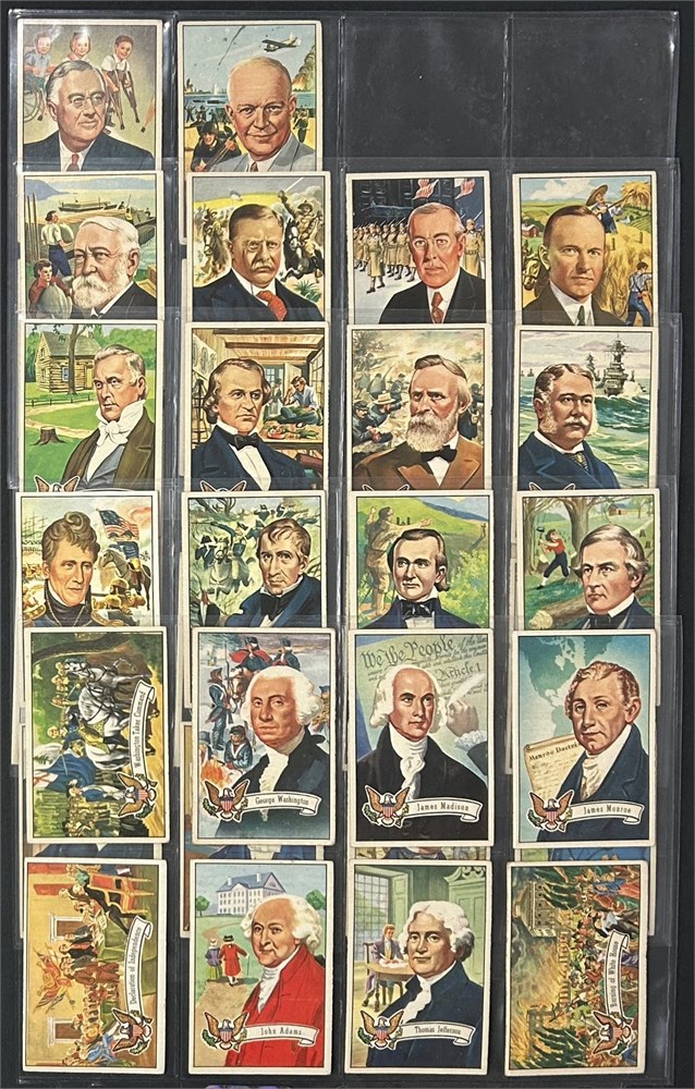 Collector Investor Auctions - 1956 Topps US Presidents Complete Set (1 ...