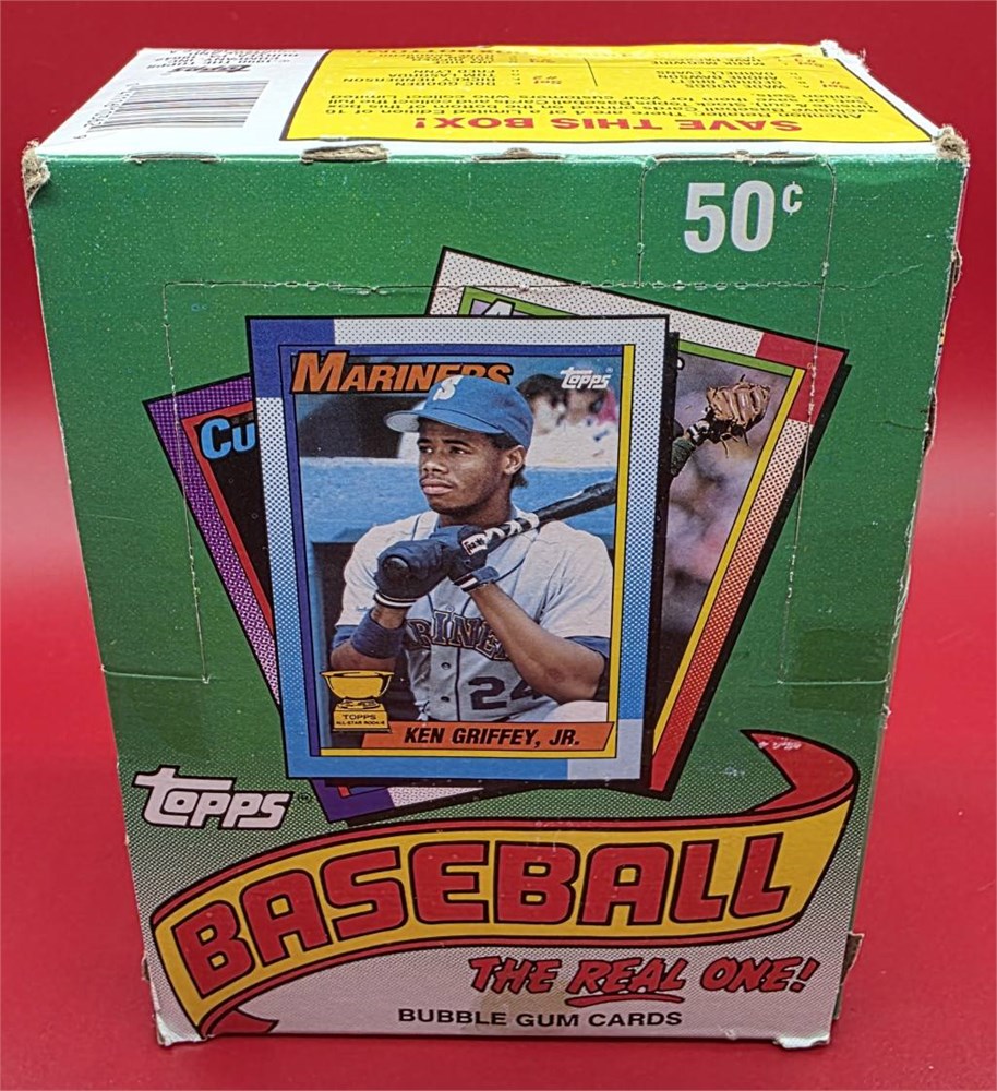 Collector Investor Auctions - 1990 Topps Wax Box (36 Packs)