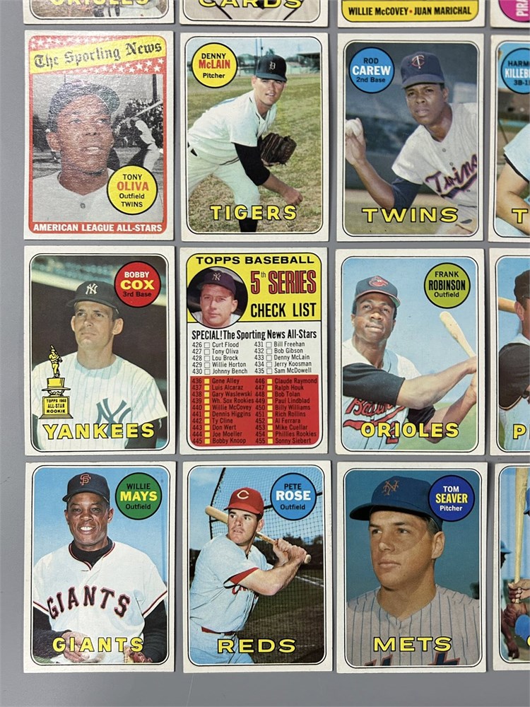 Collector Investor Auctions - 1969 Topps Stars Lot (28) EX+ Avg