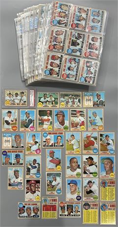 Collector Investor Auctions - 1968 Topps Complete Set in Binder (598/ ...