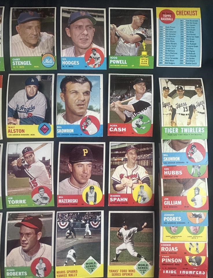 Collector Investor Auctions - 1963 Topps Baseball Star Lot (75) w ...