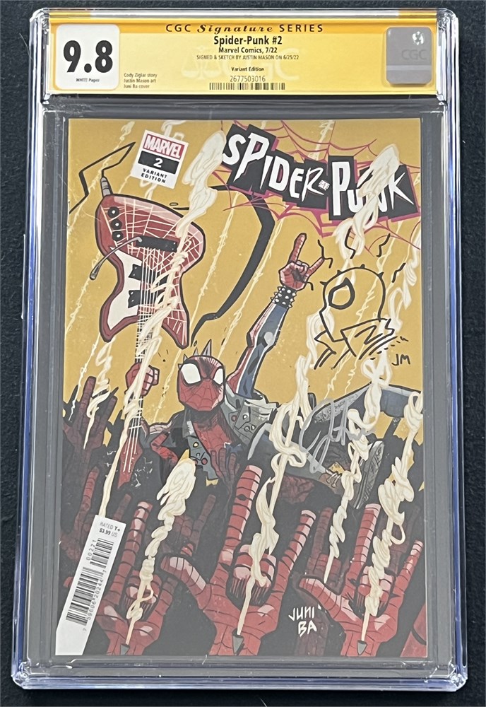Collector Investor Auctions - Spider-Punk #2 CGC 9.8 2022 VARIANT ...