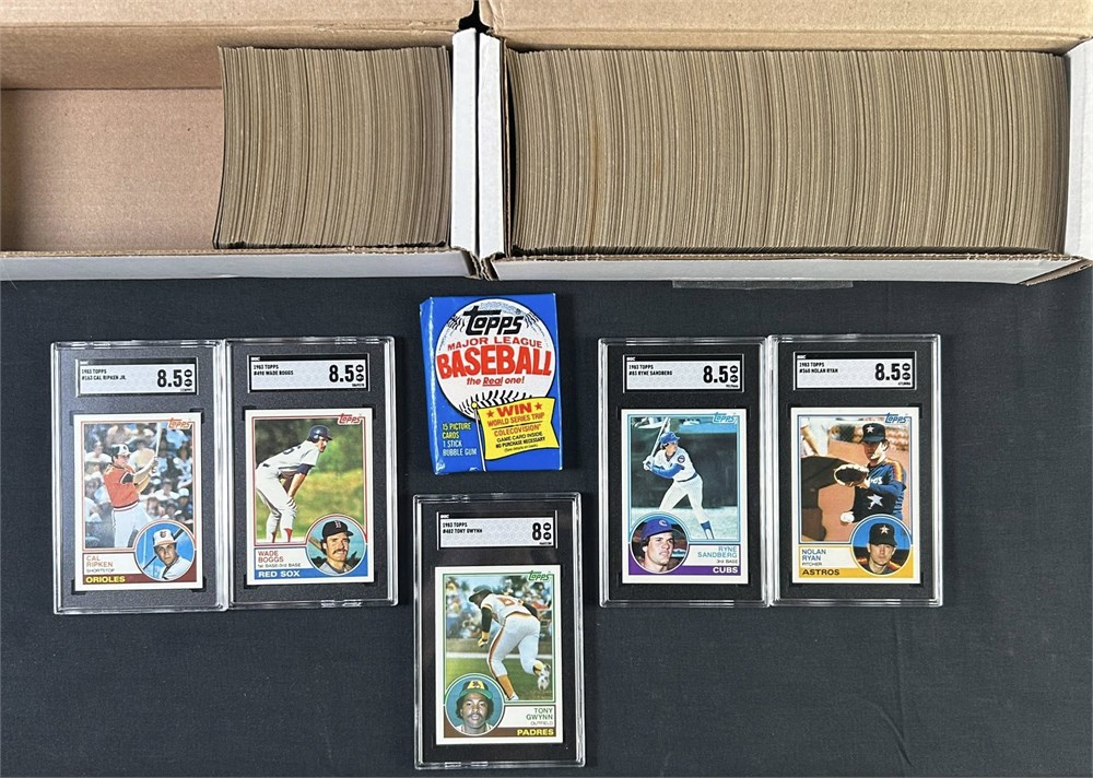 Collector Investor Auctions - 1983 Topps Baseball Complete Set (1-792 ...