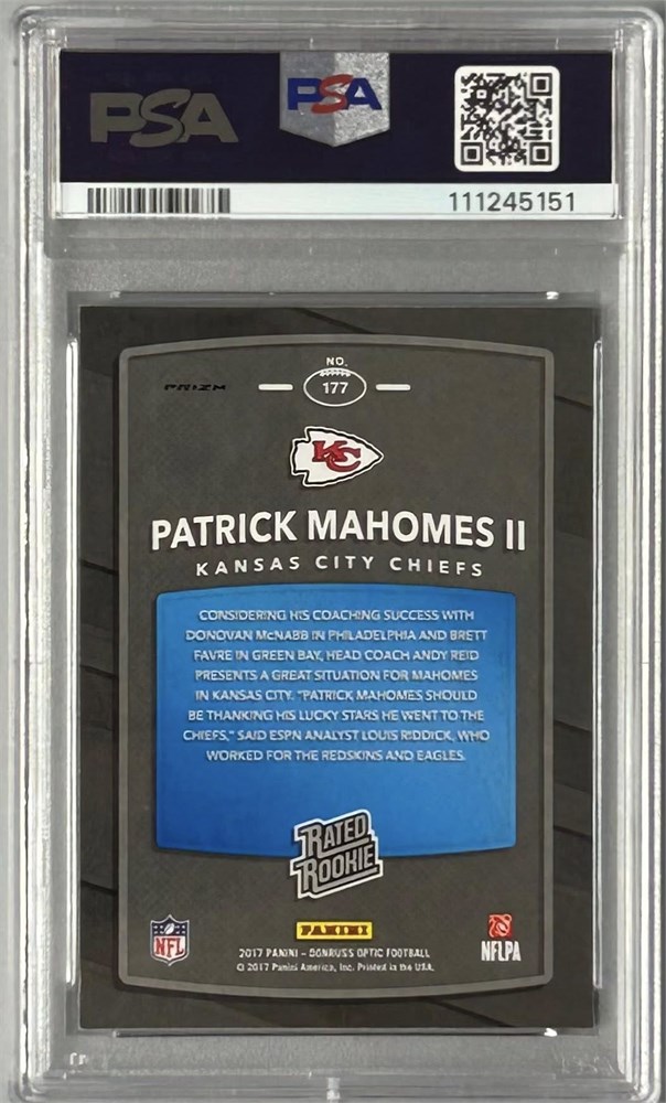 Collector Investor Auctions - 2017 Panini Donruss Optic #177 Patrick ...