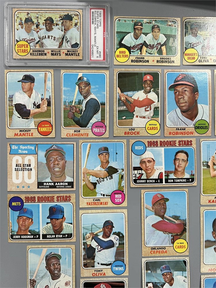 Collector Investor Auctions - 1968 Topps Complete Set in Binder (598/ ...