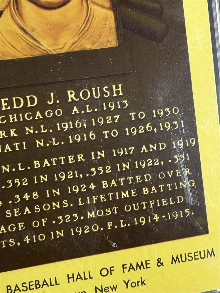 Collector Investor Auctions - Signed HOF Yellow Plaque Postcard Lot (9 ...