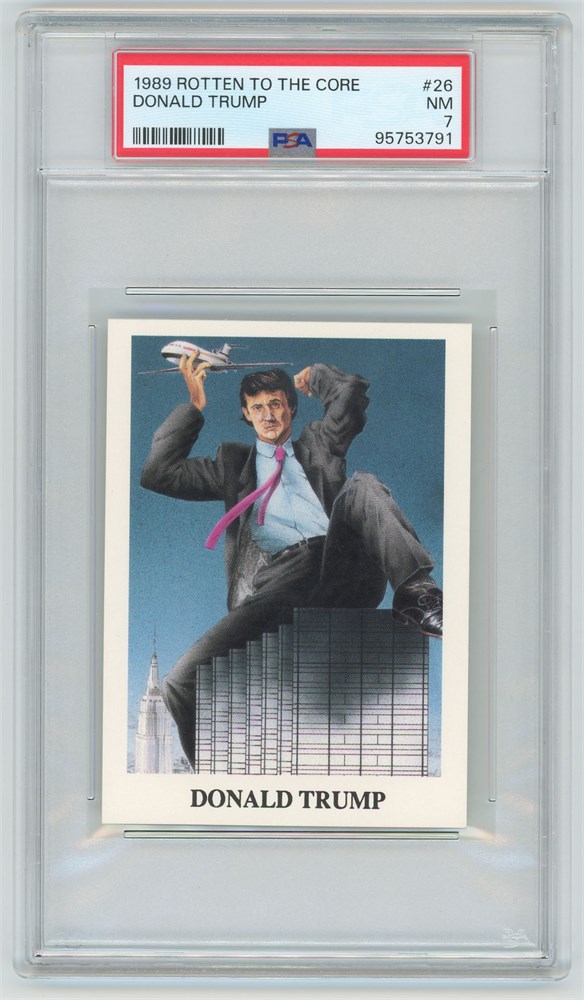 Collector Investor Auctions - 1989 Rotten To The Core #26 Donald Trump ...