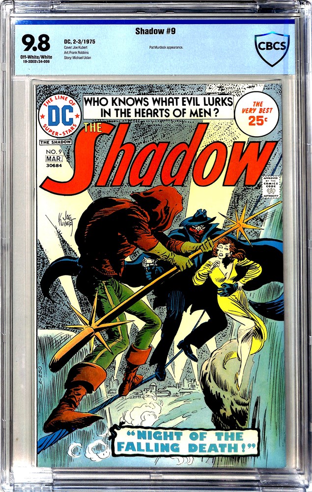 Collector Investor Auctions - Shadow #9 (1975) CBCS 9.8 Pat Murdock Appearance